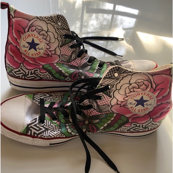 Converse | Shoes | Rare Converse Chuck Taylor All Star Canvas Rose ...